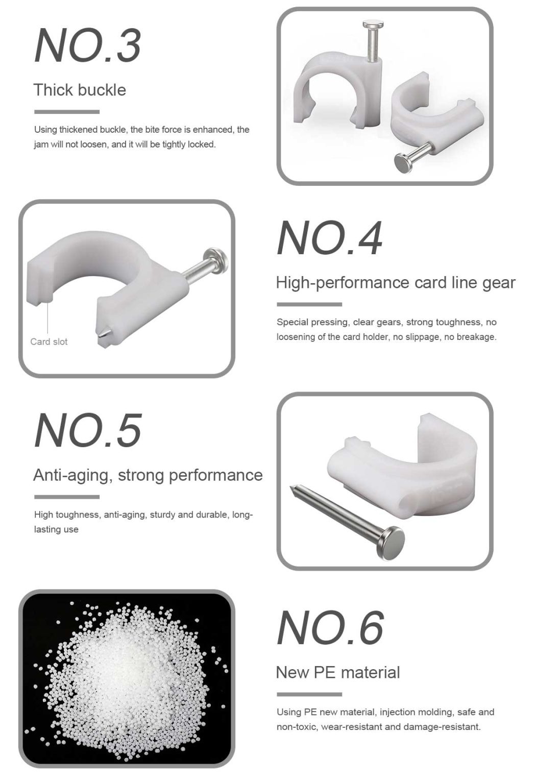 Circle Cable Clips Supply Partners - Niuli Electric