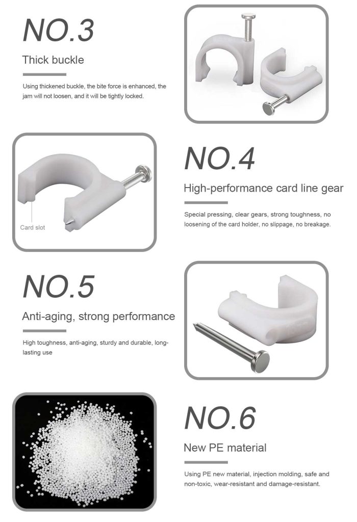 Circle Cable Clips Supply Partners - Niuli Electric