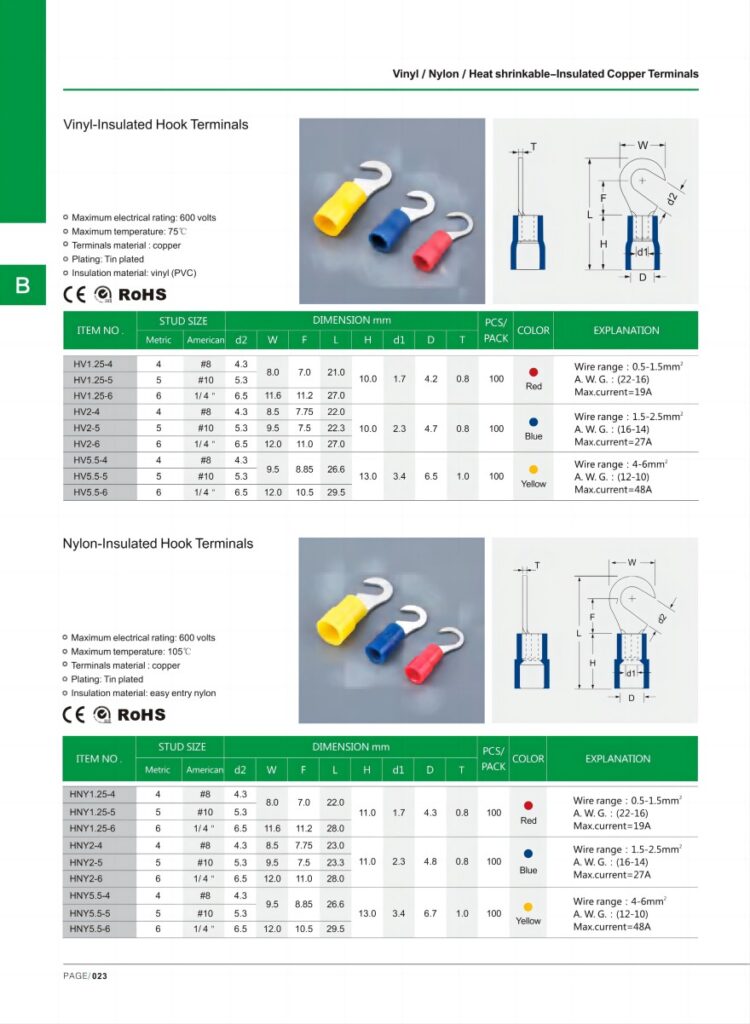 China Quality Hook Terminals - Niuli Electric